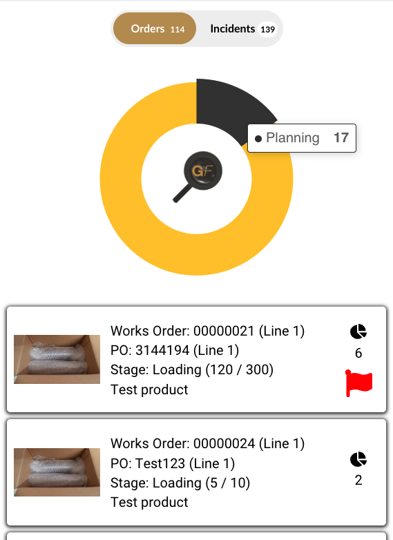 System Features: Order Tracking - Glass Factory®