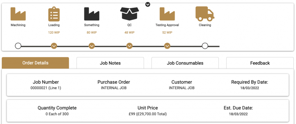 System Features: Order Tracking - Glass Factory®